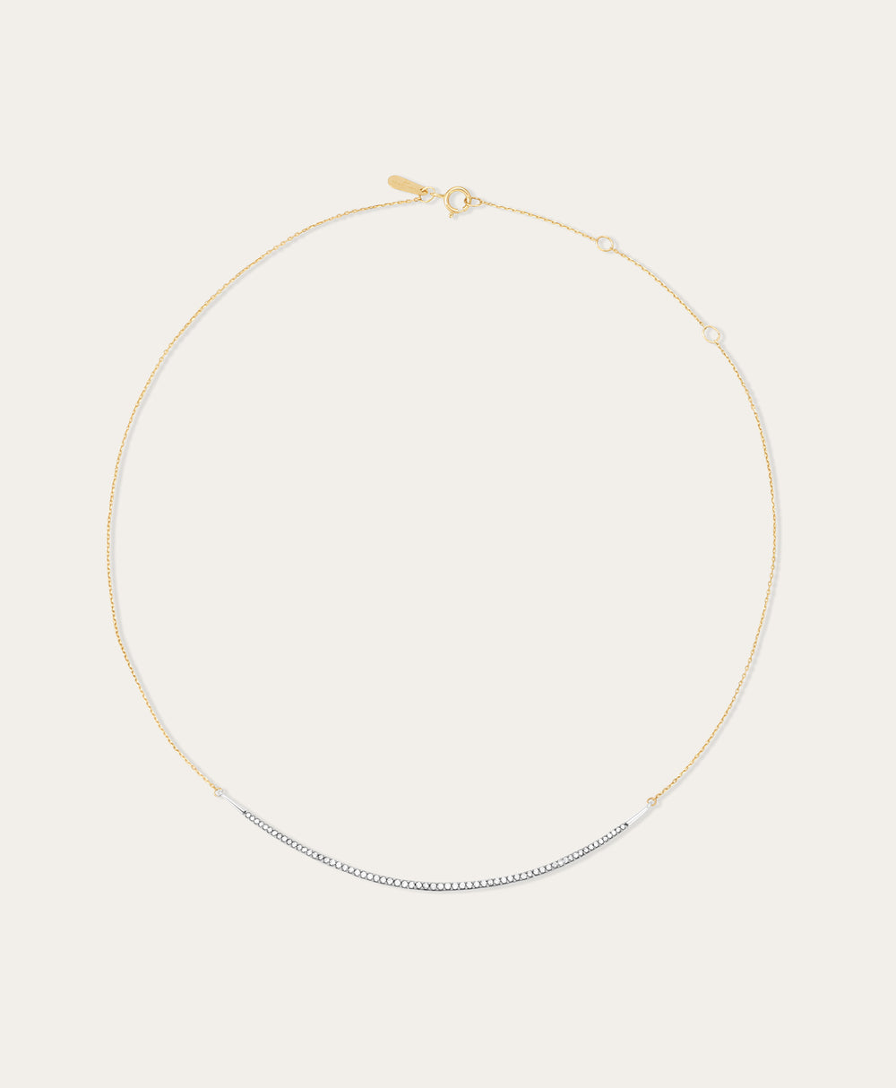 Pavé Curve Collar